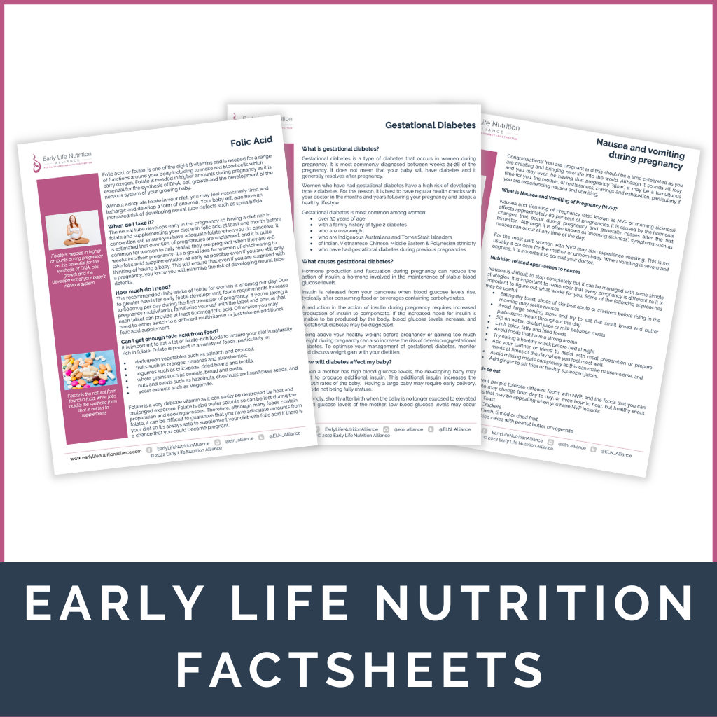 Resources Early Life Nutrition Alliance